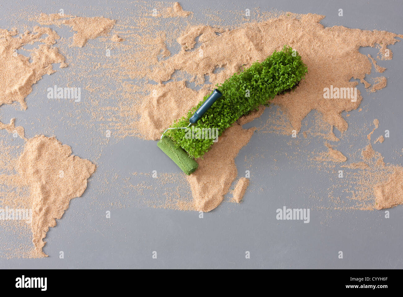 Creative world map Stock Photo - Alamy