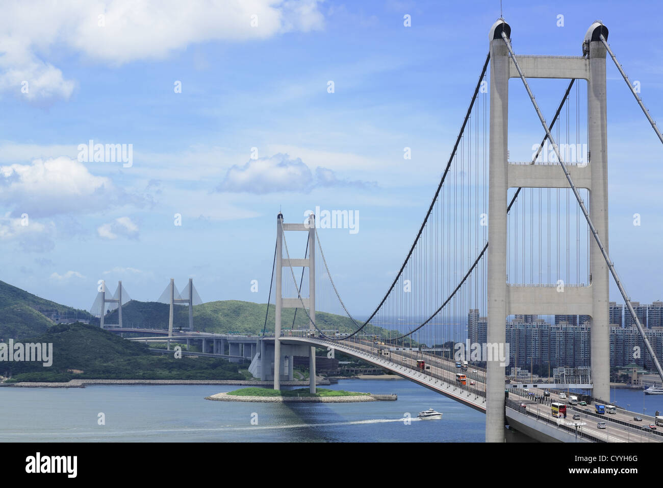 Tsing Ma Bridge Stock Photo - Alamy