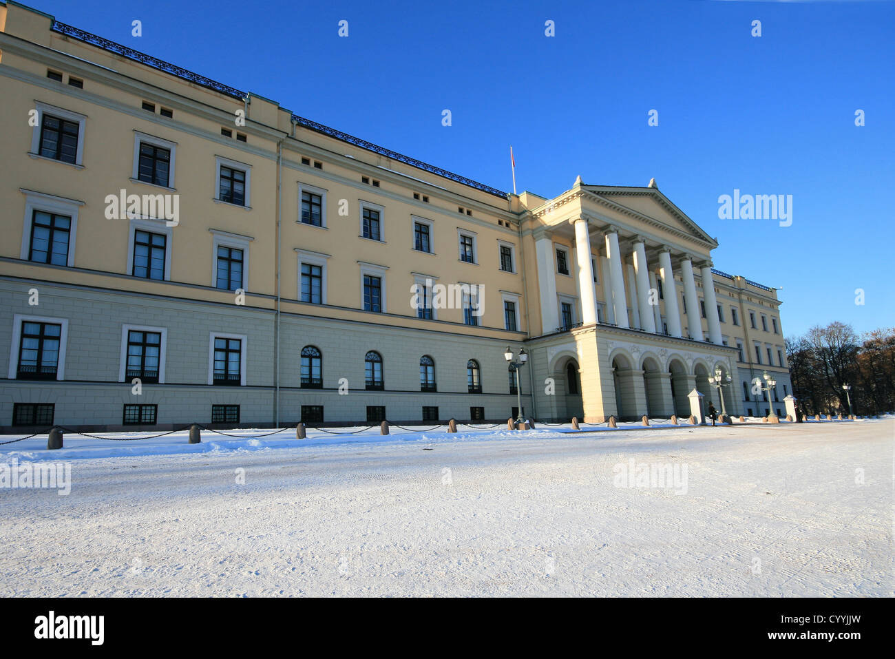 Oslo castle in the wintertime Stock Photo - Alamy