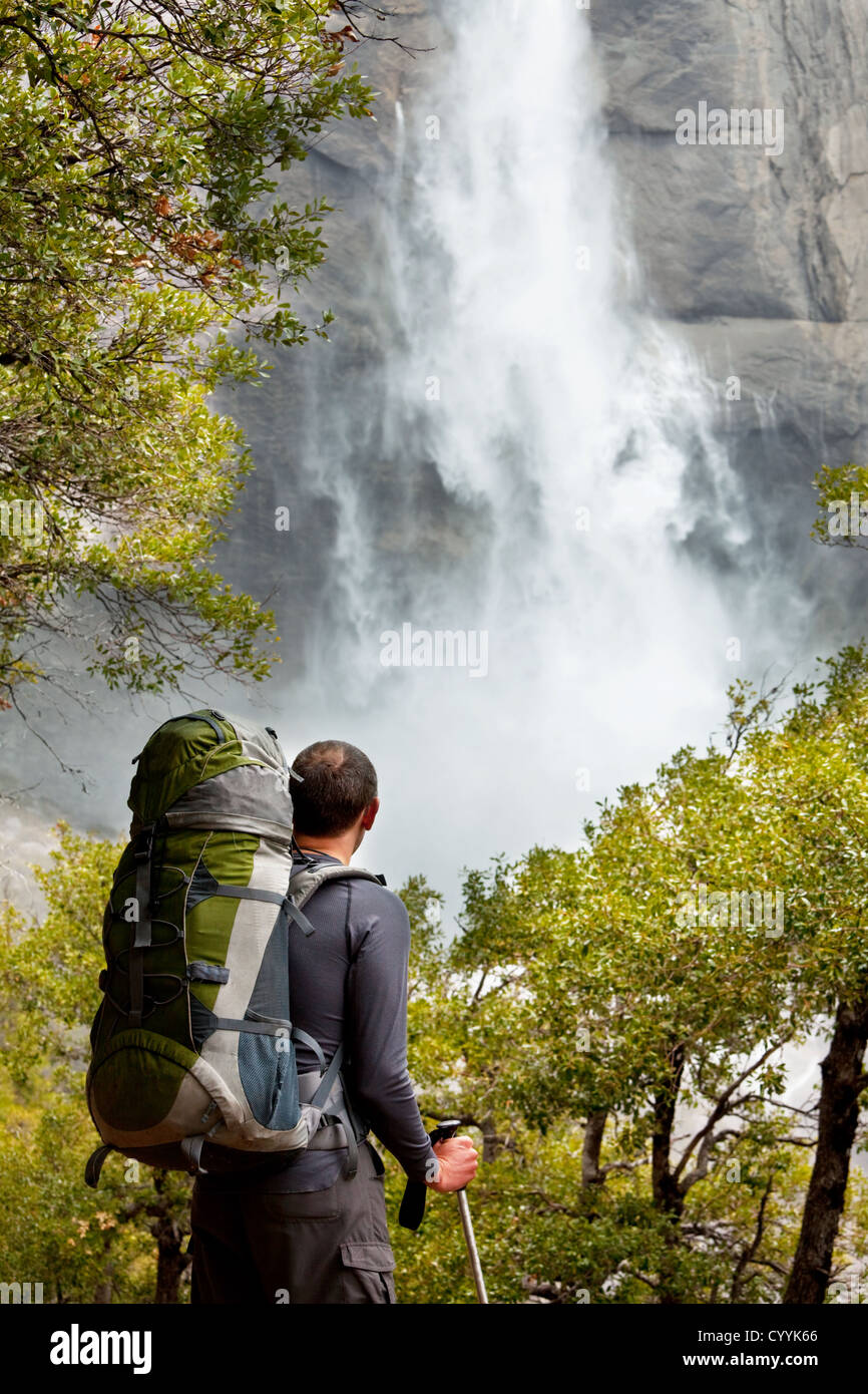 Hiker, male, hike Stock Photo - Alamy