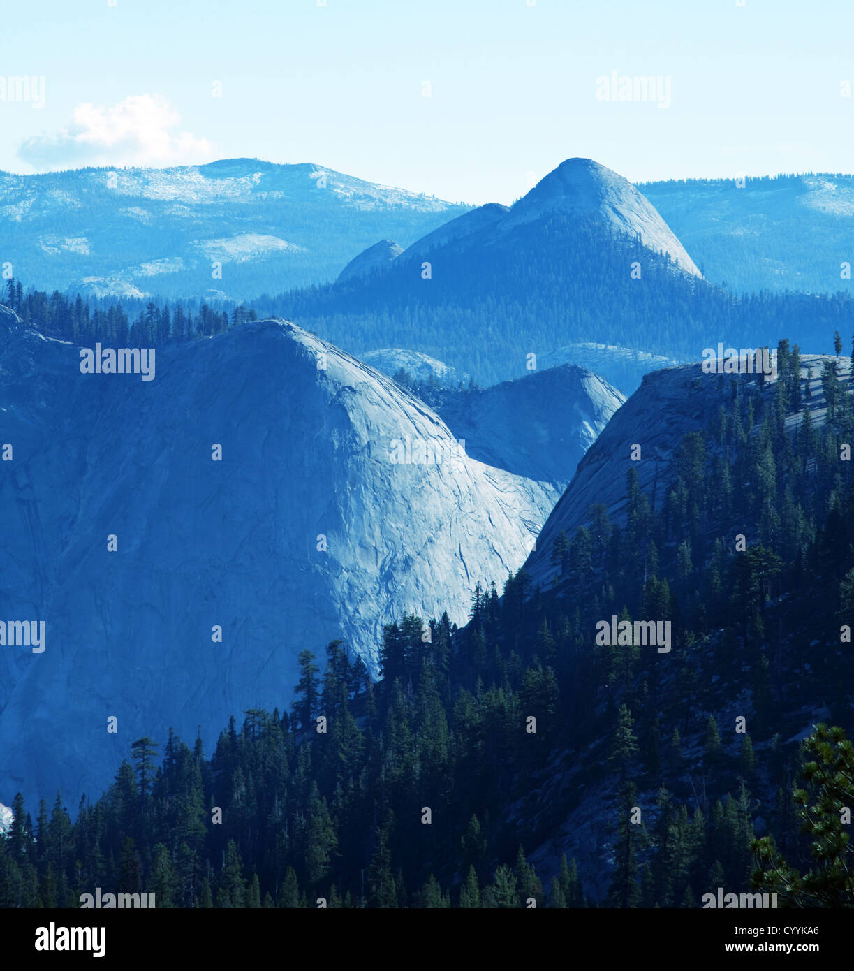 Retro photo Yosemite landscapes Stock Photo - Alamy