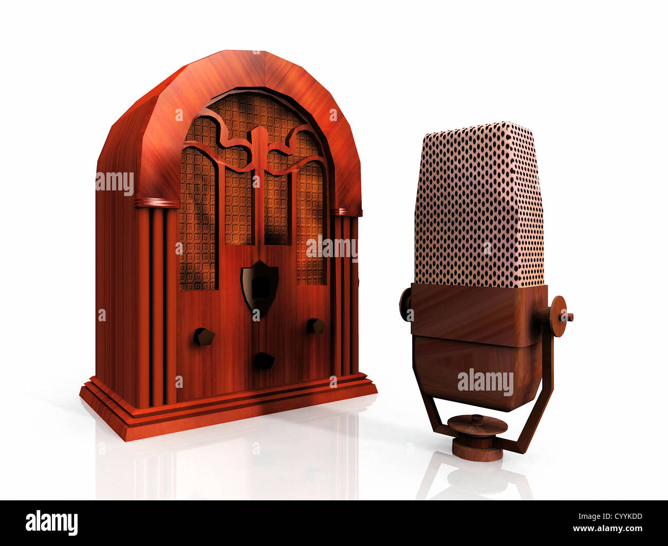 Radio and microphone hi-res stock photography and images - Alamy