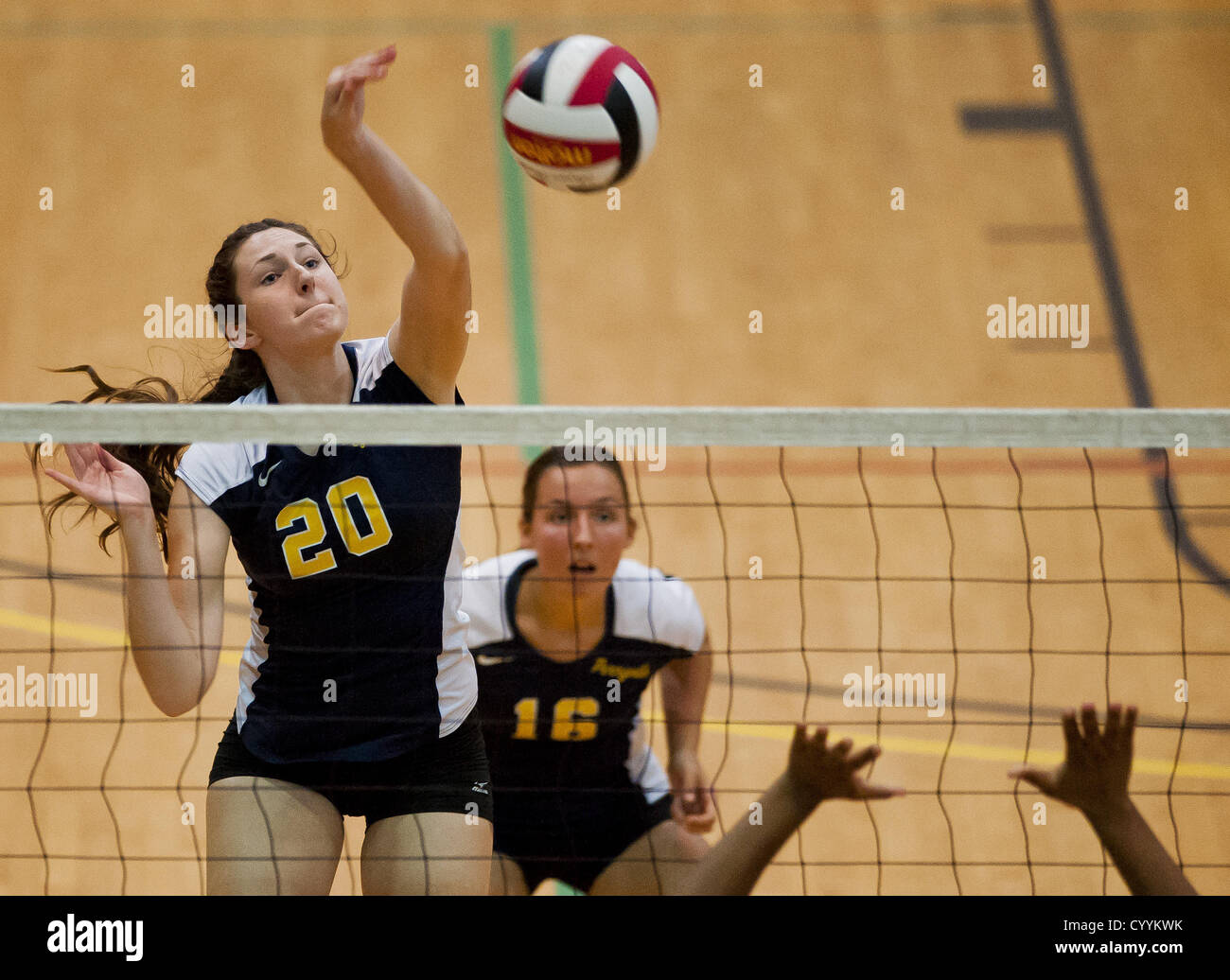 Nov. 12, 2012 - College Park, Maryland, U.S. - Perryville's Emily ...