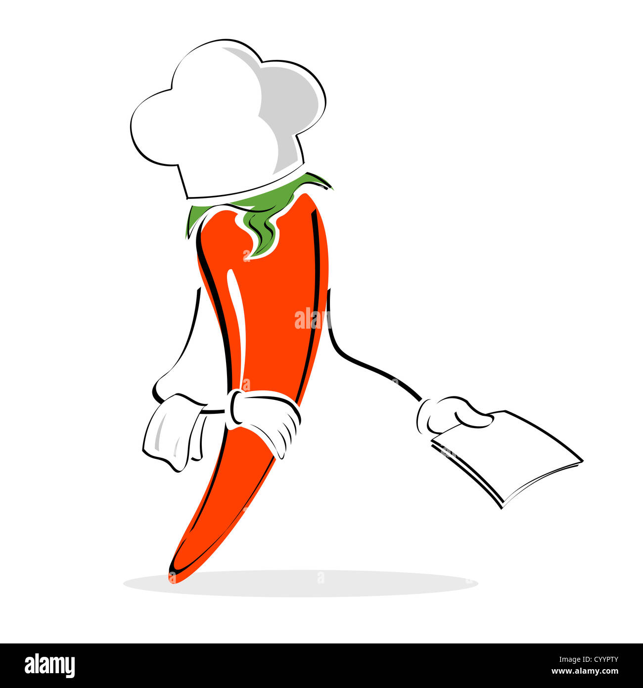Illustration pepper chef cooking on hi-res stock photography and images ...