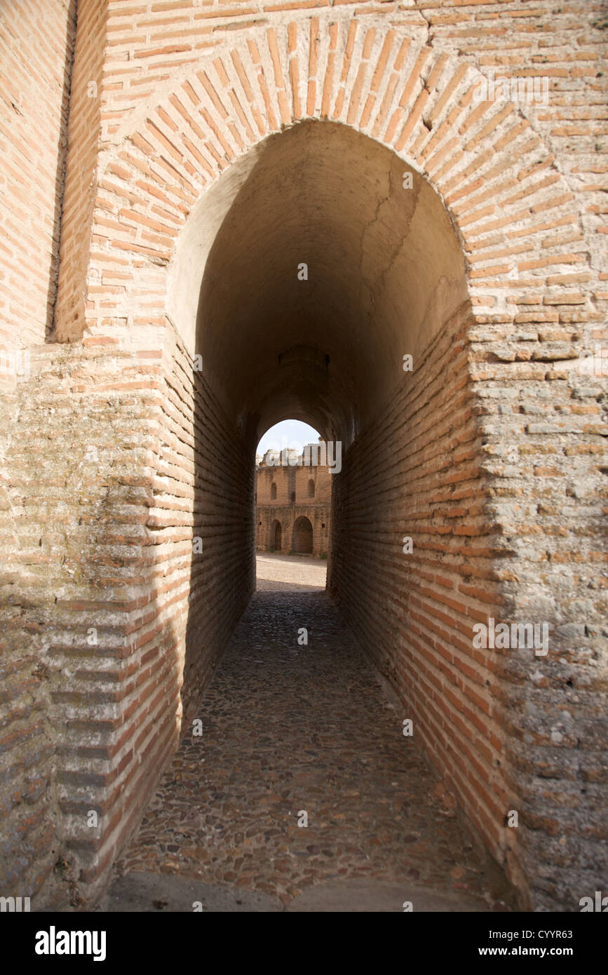public free access big castle at coca city in spain Stock Photo - Alamy