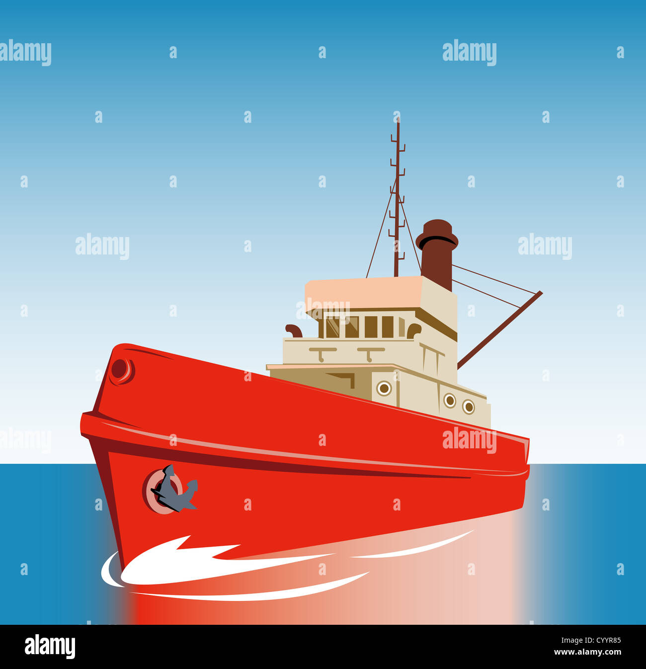 Tug style boat hi-res stock photography and images - Alamy