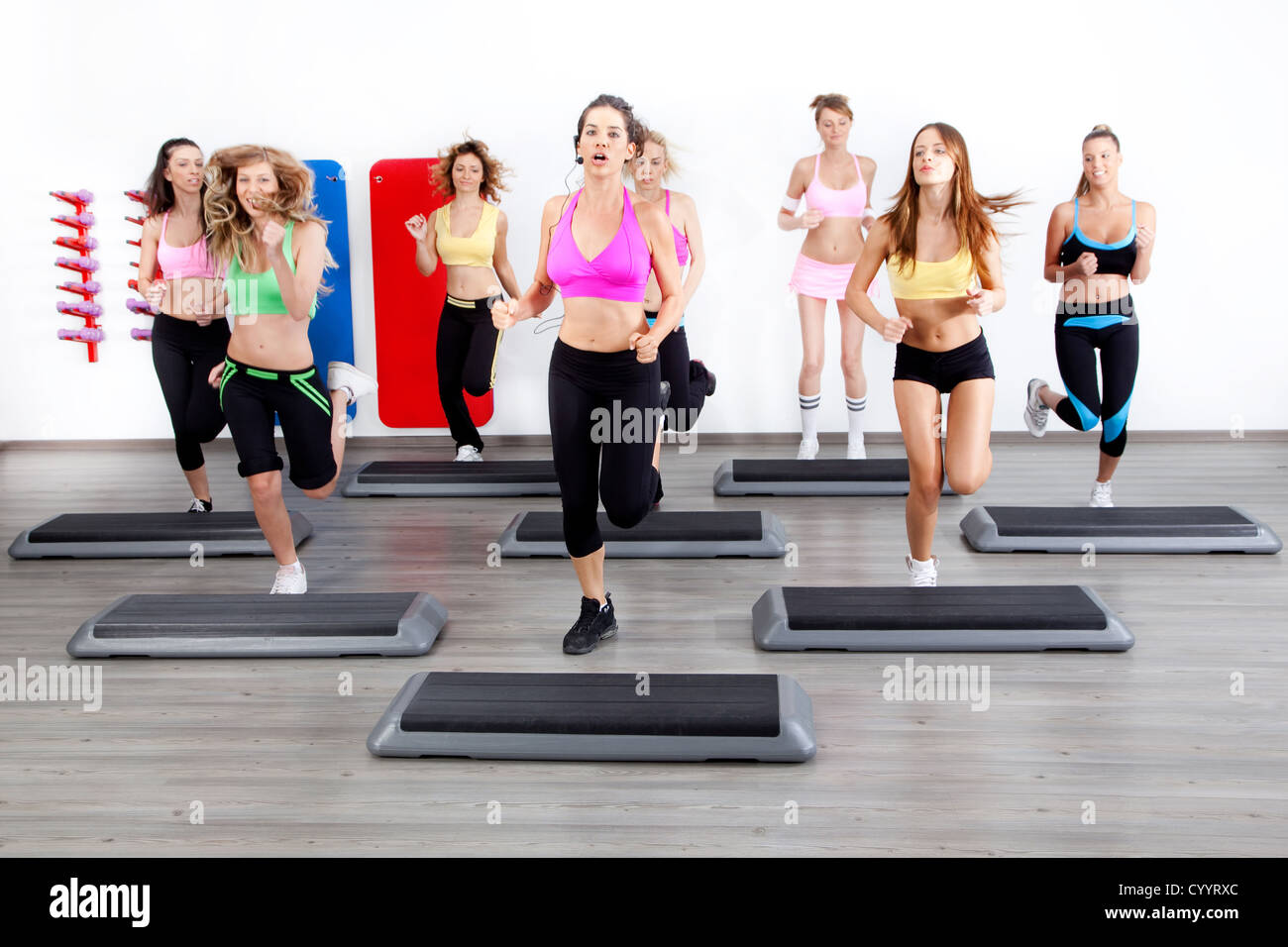 Body pump class gym hi-res stock photography and images - Alamy