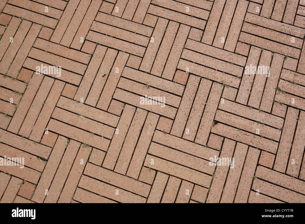 Brick pavement in city Stock Photo - Alamy