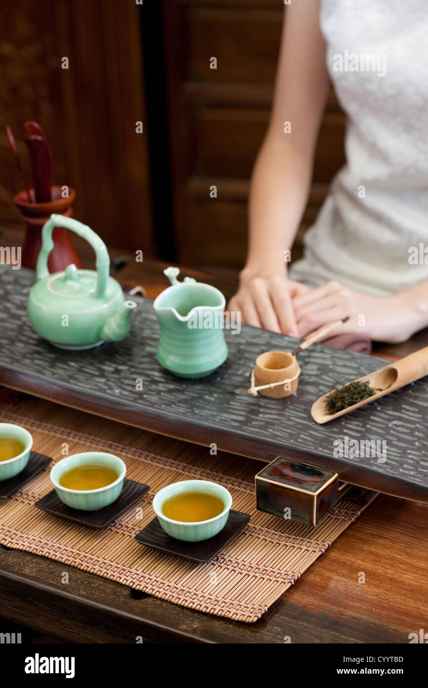 Traditional Chinese tea ceremony Stock Photo - Alamy
