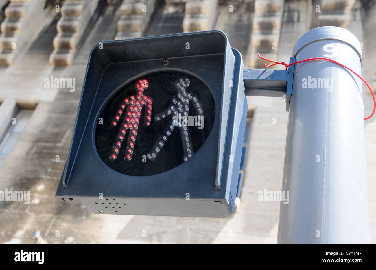 Pedestrian cross hi-res stock photography and images - Alamy