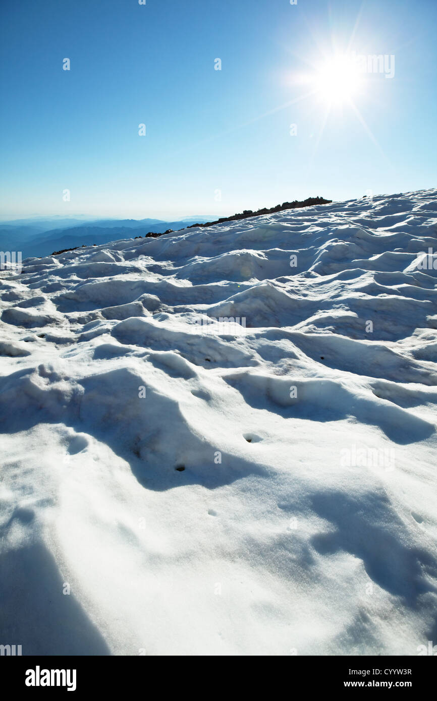 Sun and snow Stock Photo - Alamy