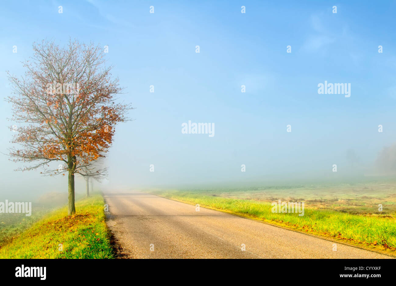 a countryside road Stock Photo - Alamy