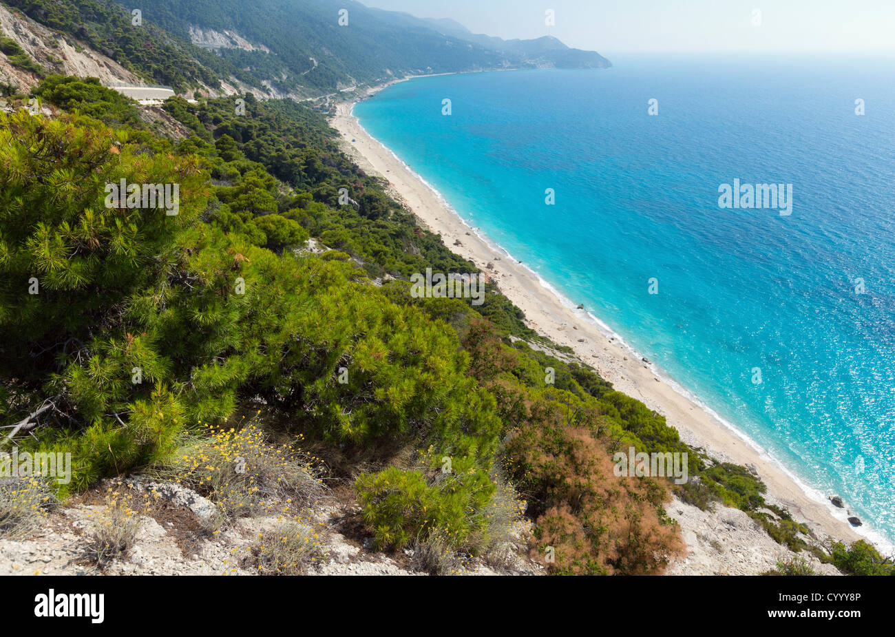 Summer lefkada coast beach greece hi-res stock photography and images ...