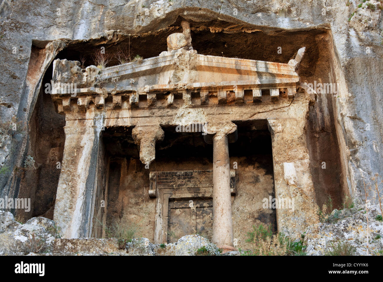 Mask in Myra Ruins,Turkey Stock Photo - Alamy