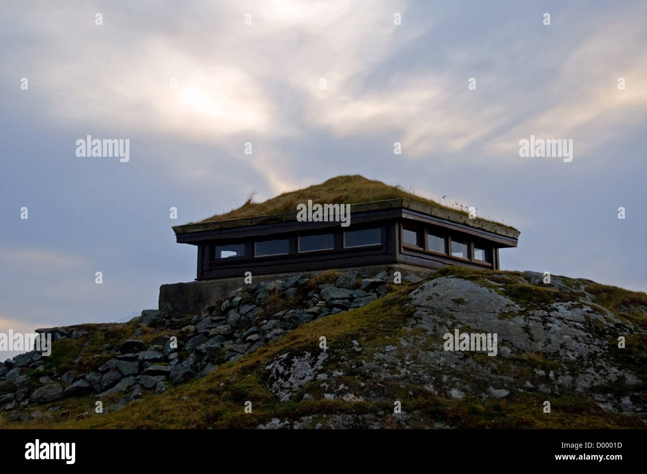 A small house for bird watching Stock Photo - Alamy