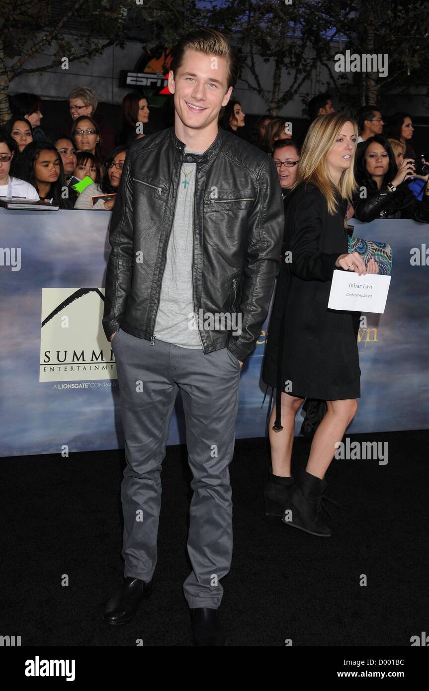 Actor luke benward premiere the twilight saga hi-res stock photography ...
