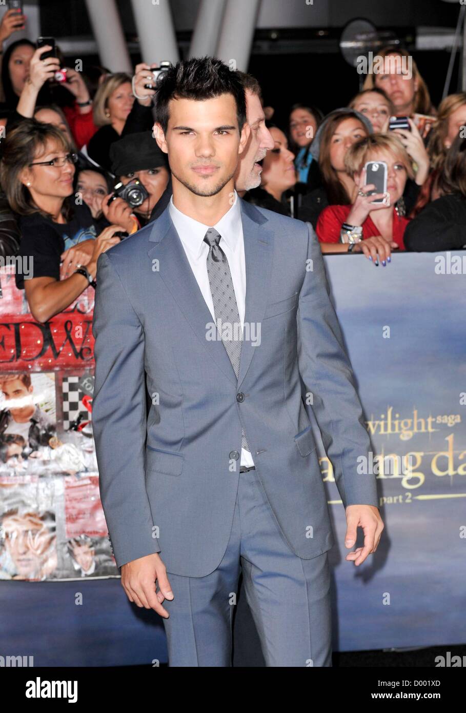 Taylor Lutner at arrivals for THE TWILIGHT SAGA: BREAKING DAWN - PART 2 ...