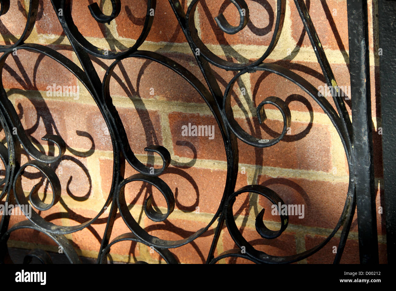 Wrought iron railings gate hi-res stock photography and images - Alamy