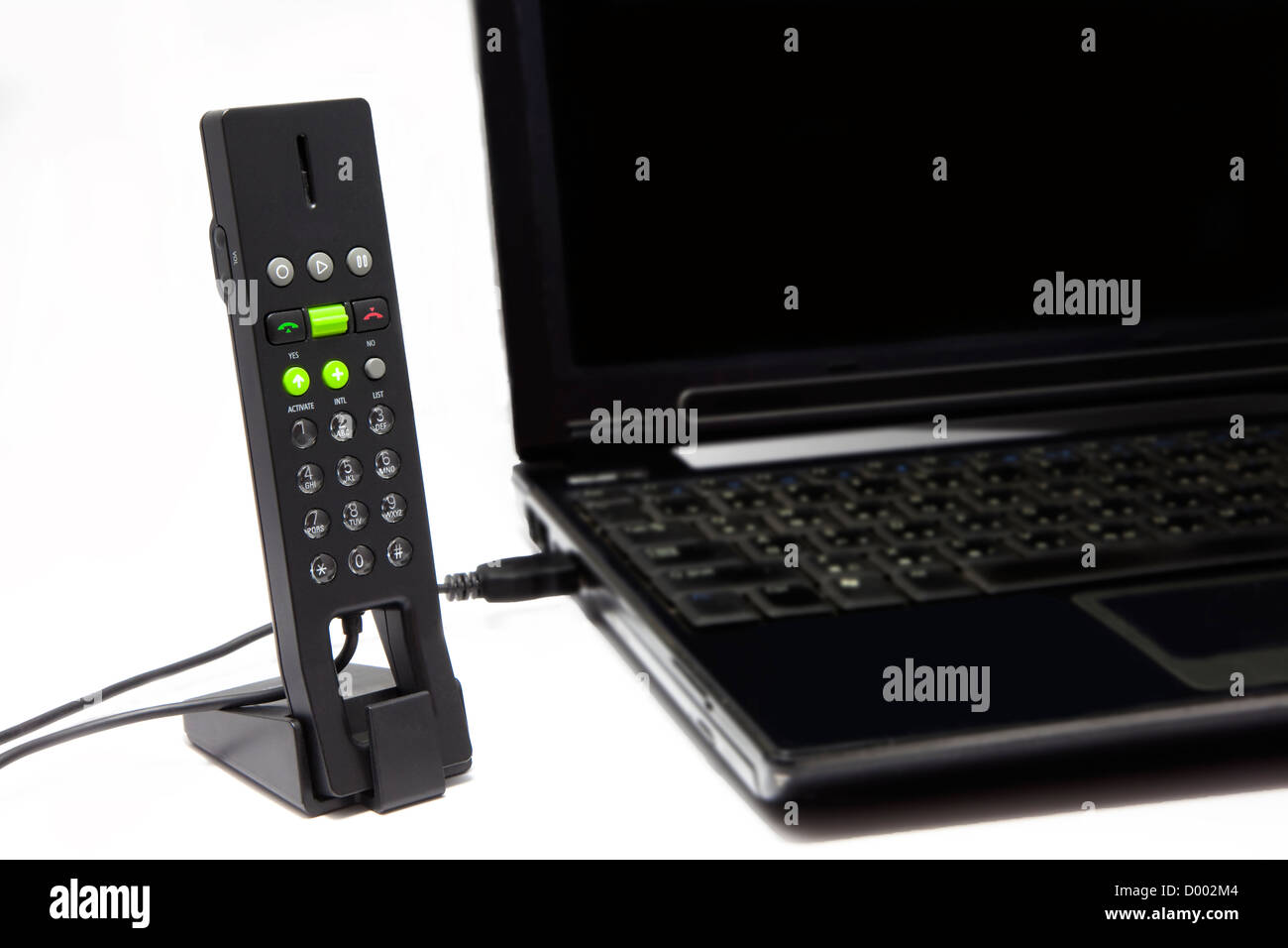 The VOIP USB Phone for internet voice communication Stock Photo - Alamy