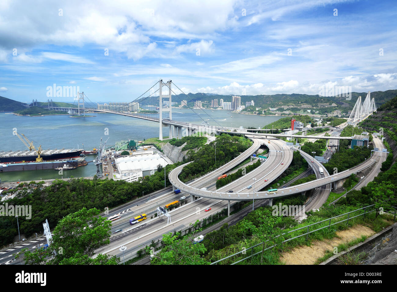 Tsing Ma Bridge Stock Photo - Alamy