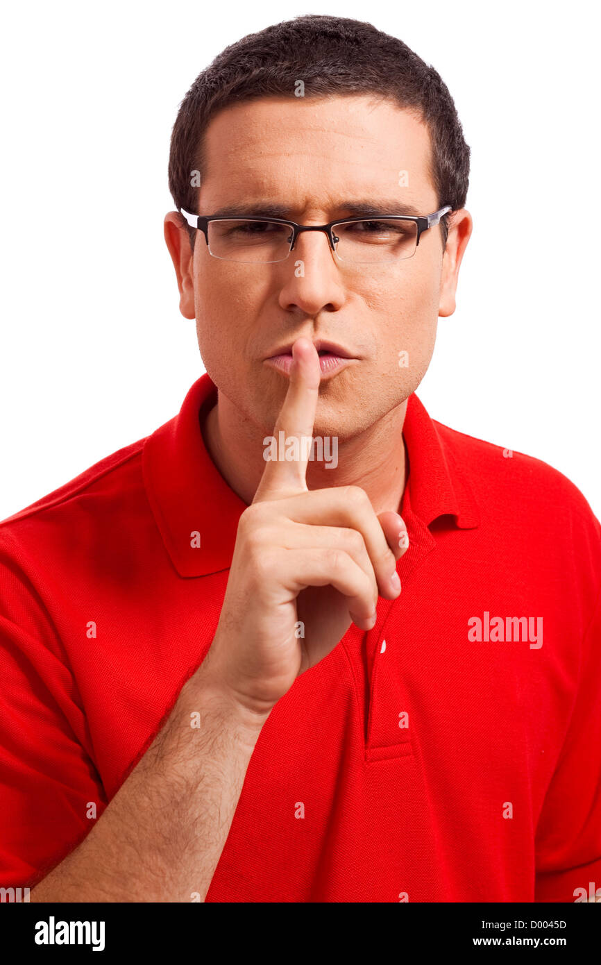 Young men on isolated background Stock Photo - Alamy