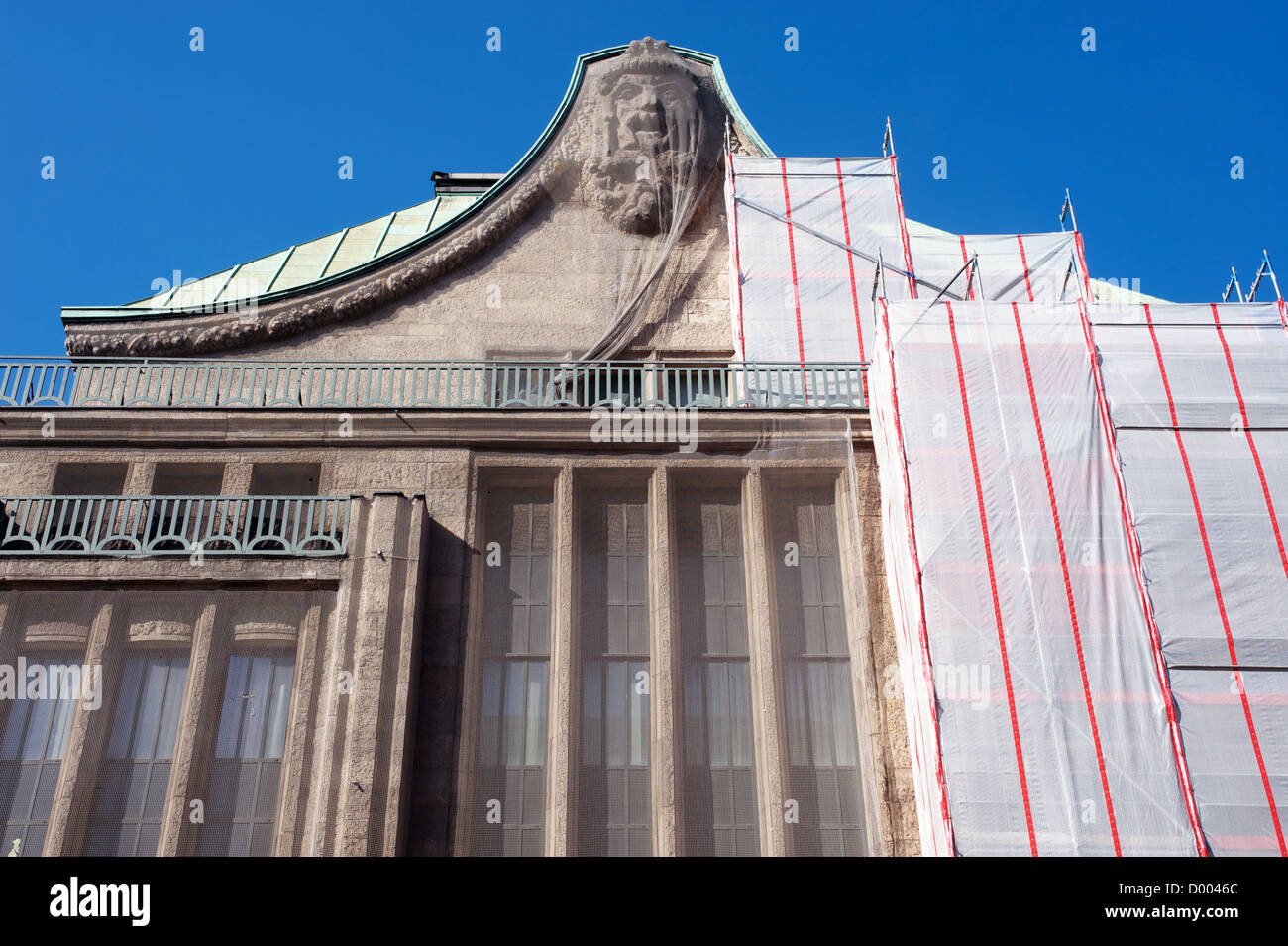 Building undergoing renovation Stock Photo - Alamy