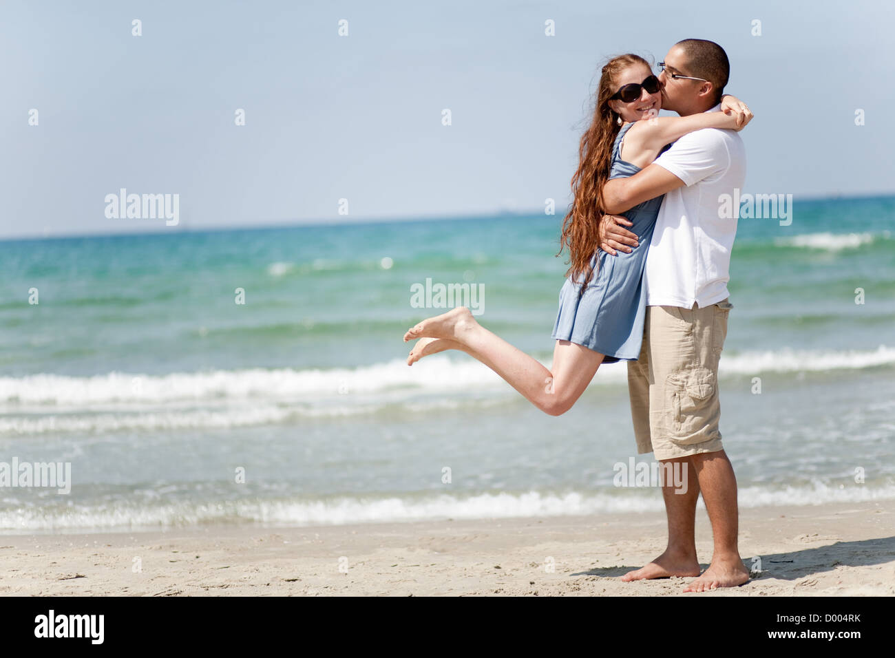 love couple Hugging, outdoor Stock Photo - Alamy