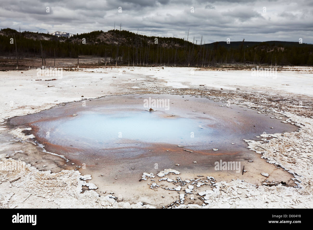 Yellowstone waterfall and hiker hiking hi-res stock photography and ...