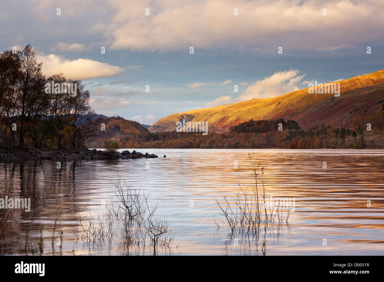 Thirlmere reservoir in the Lake district, Cumbria, England looking ...