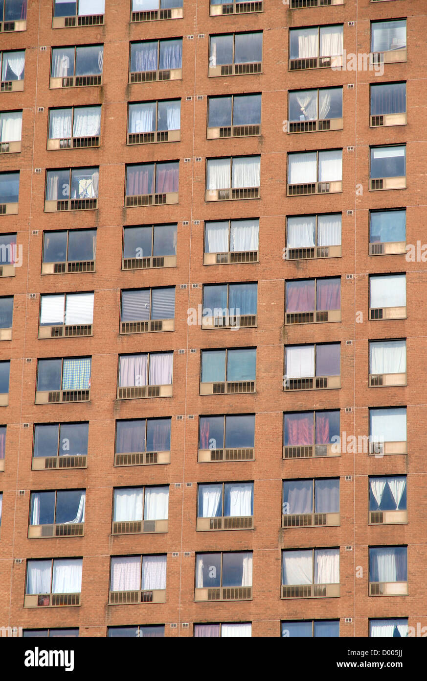 Residential Building Windows Stock Photo - Alamy