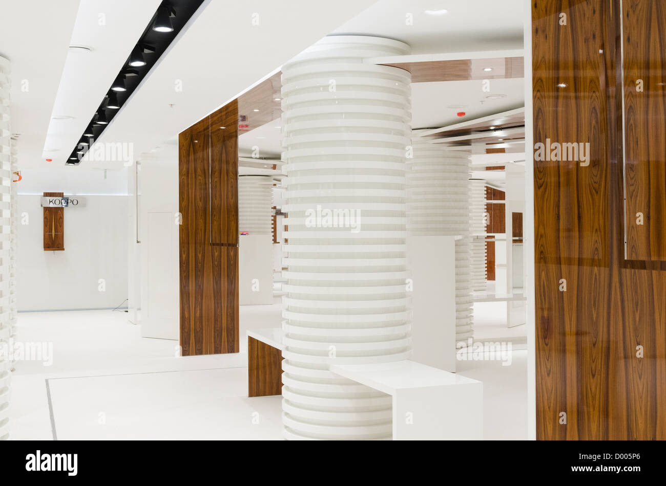 preparing store launch new clean montage assembly cleaning clothes ...