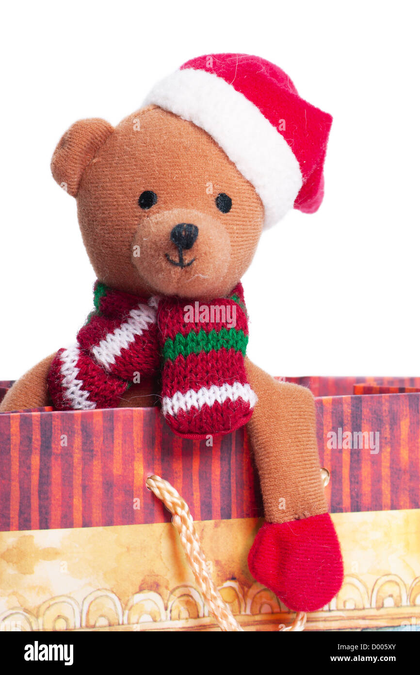Santa\u2019s Little Helper Teddy box and mistletoe with sack Stuffed ...