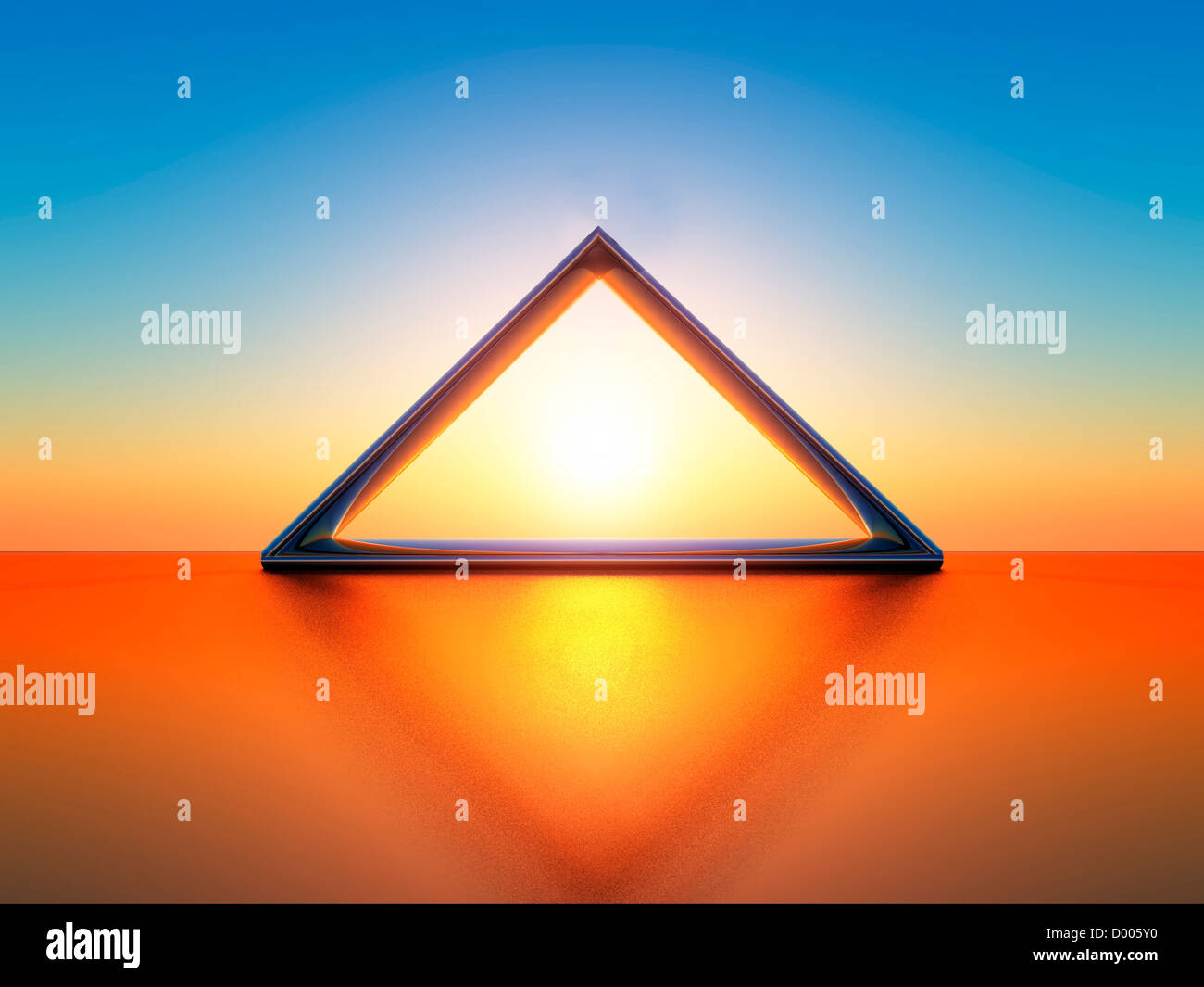Triangle future symbol hi-res stock photography and images - Alamy