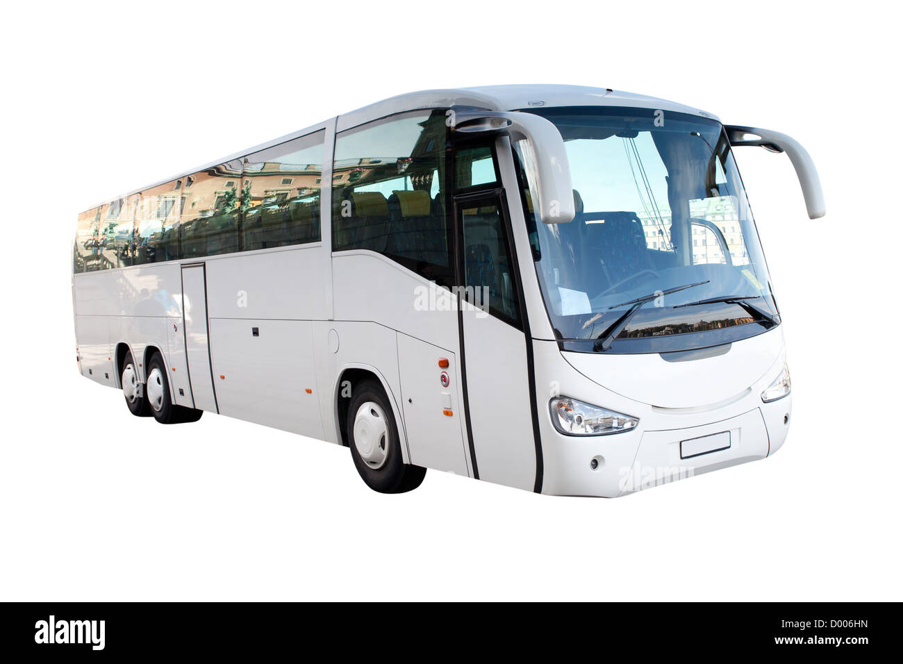 White bus side front Cut Out Stock Images & Pictures - Alamy