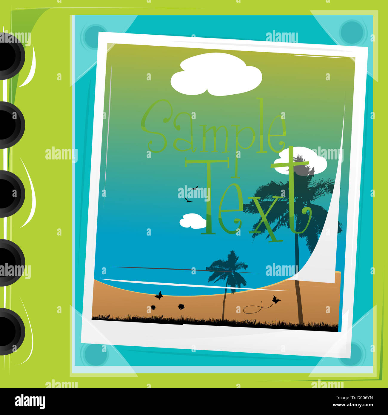 illustration of travelling album Stock Photo - Alamy