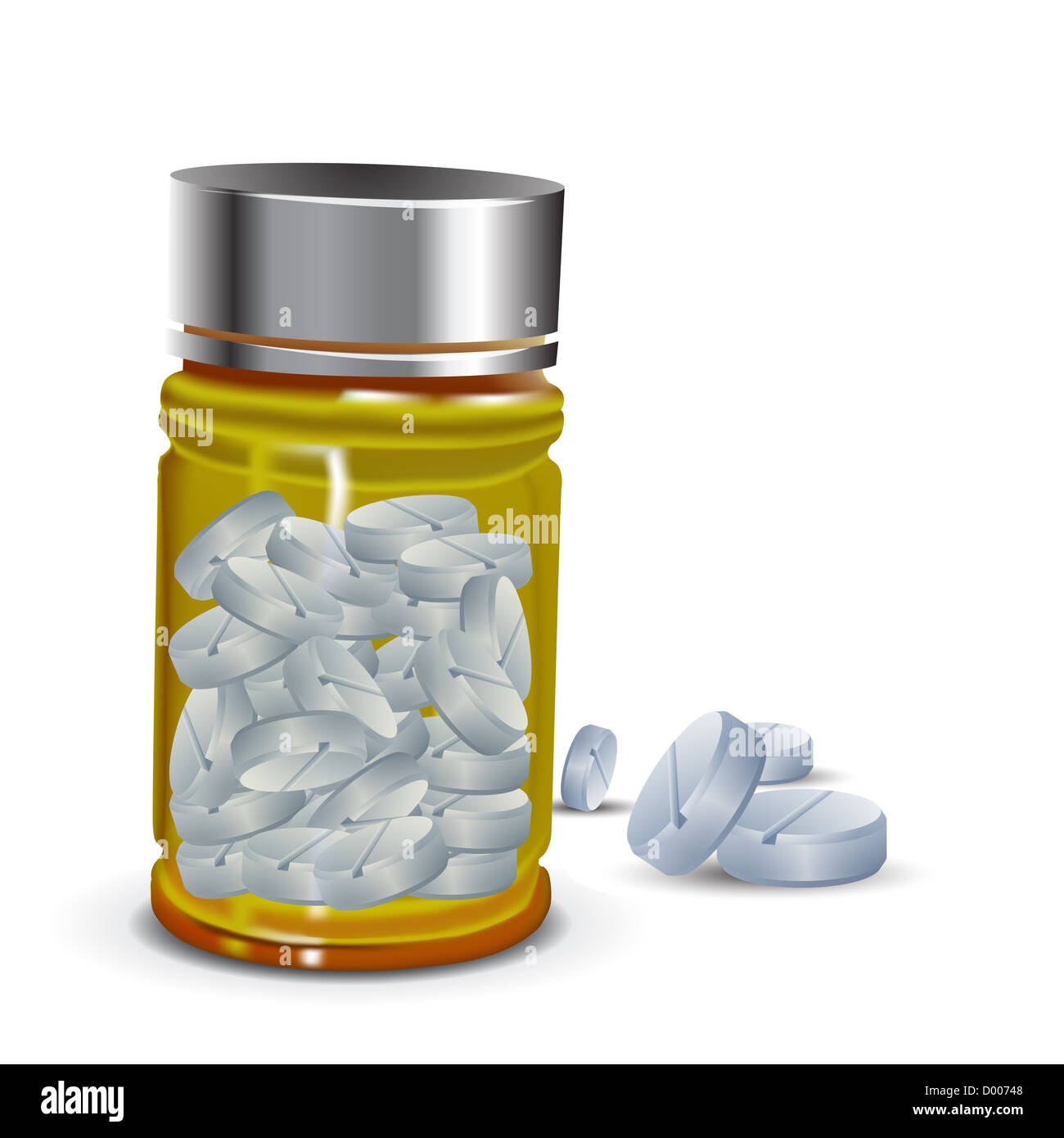 illustration of medicine on white background Stock Photo - Alamy