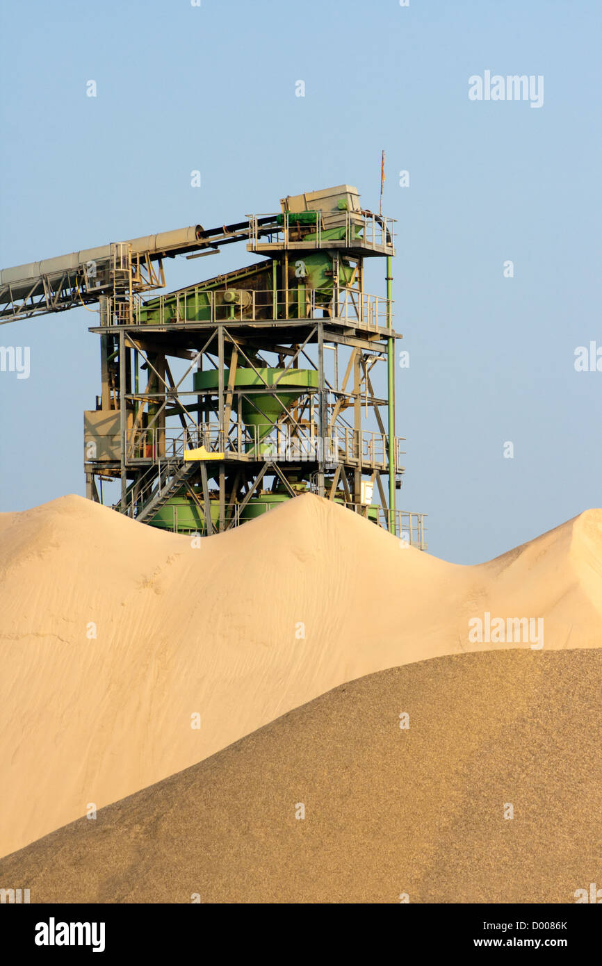 Sand Processing Plant Stock Photo - Alamy