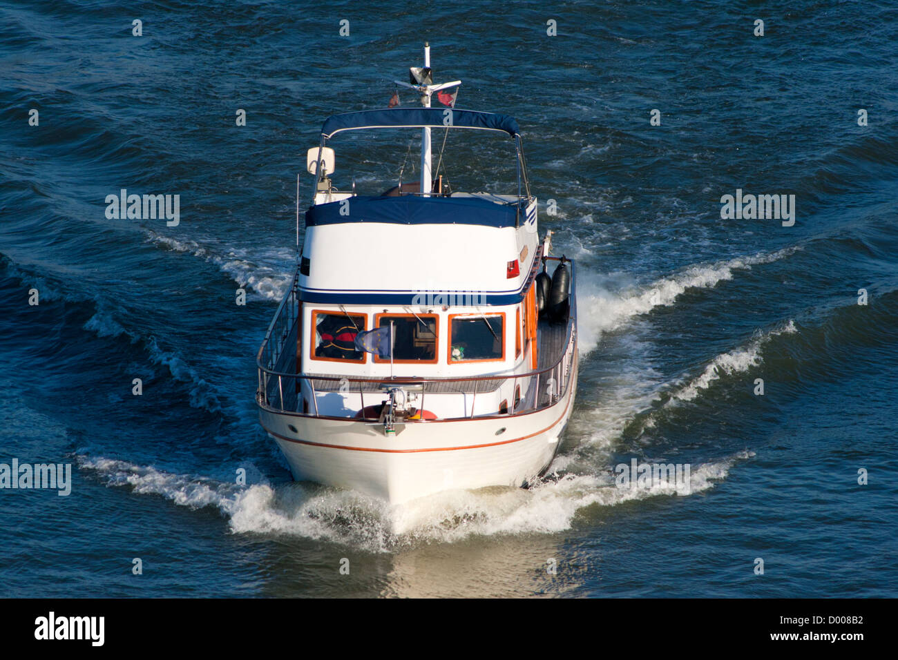 Small pleasure boat Stock Photo - Alamy