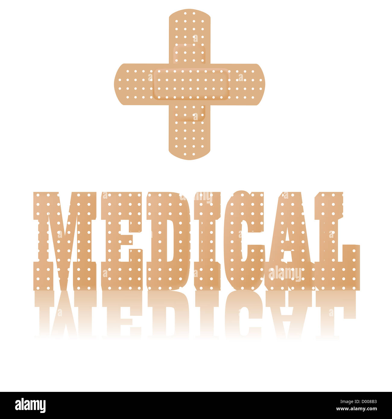 illustration of medical text and symbol Stock Photo - Alamy