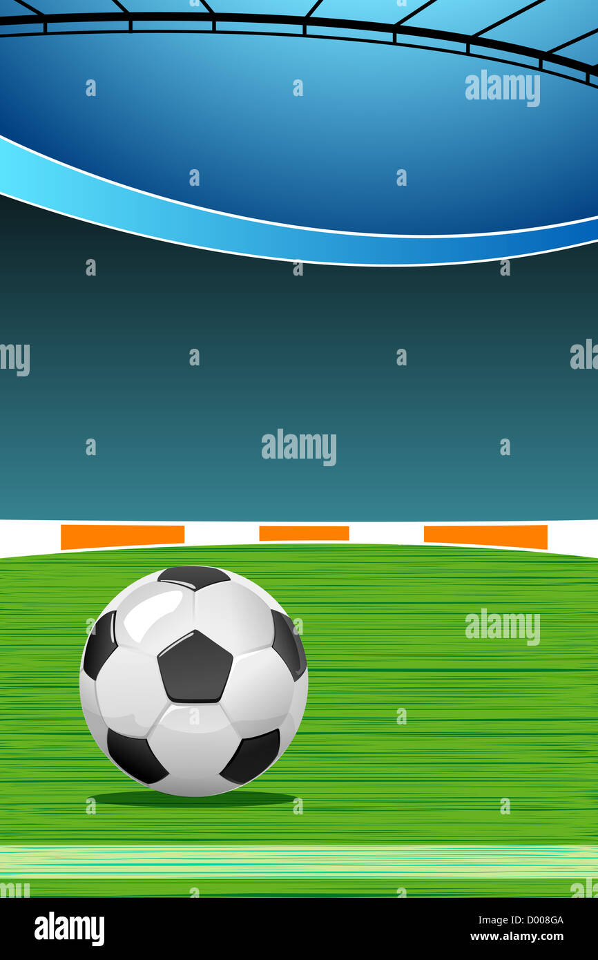 Soccer ball in abstract hi-res stock photography and images - Alamy