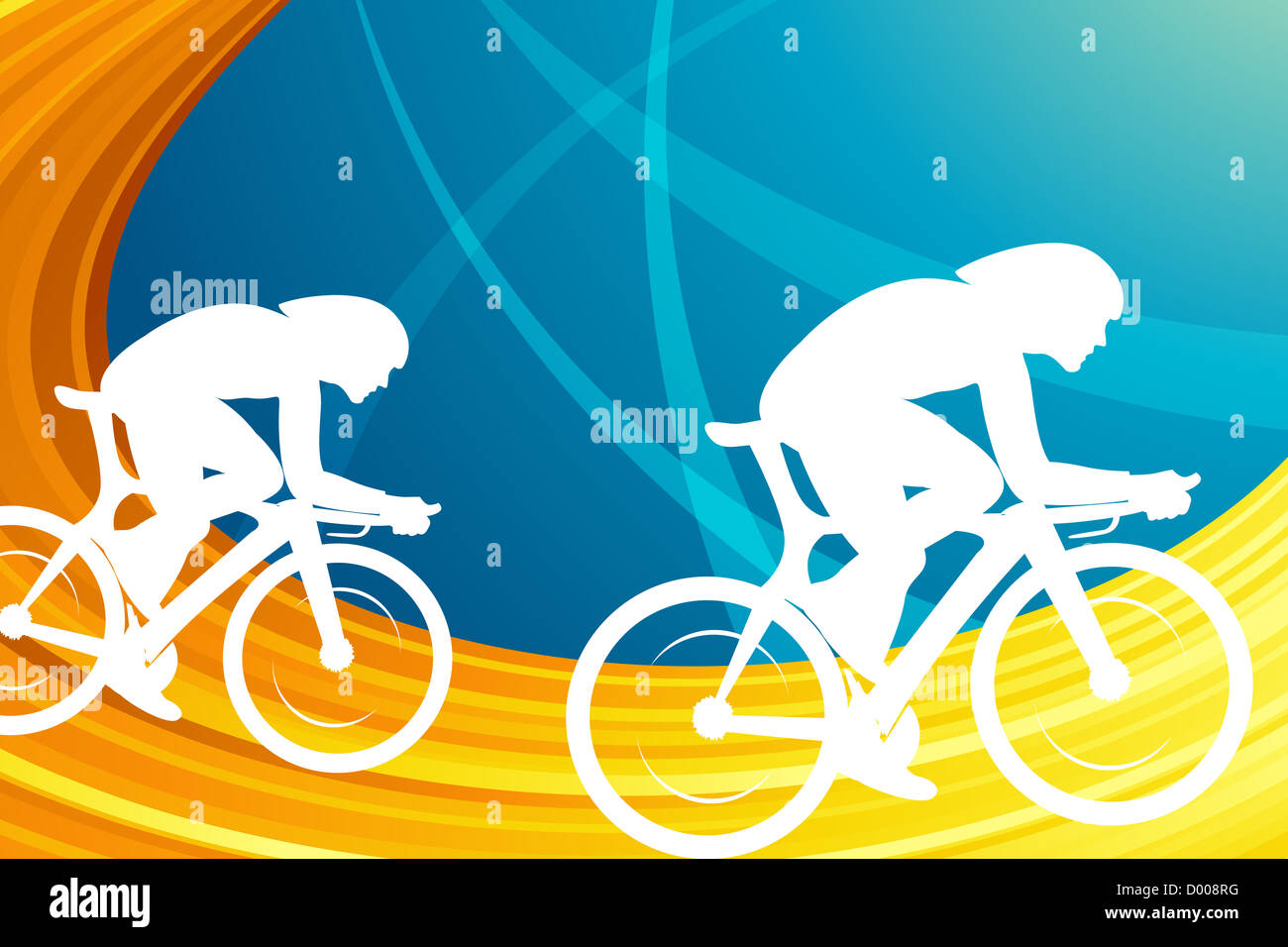 Cycling illustration hi-res stock photography and images - Alamy