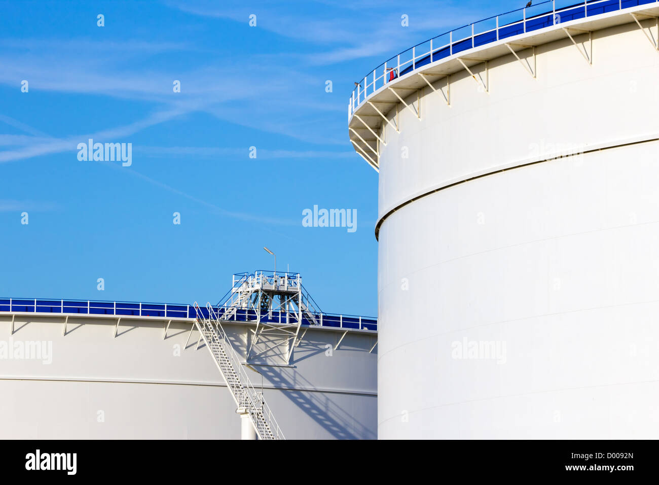Oil storage tanks Stock Photo - Alamy