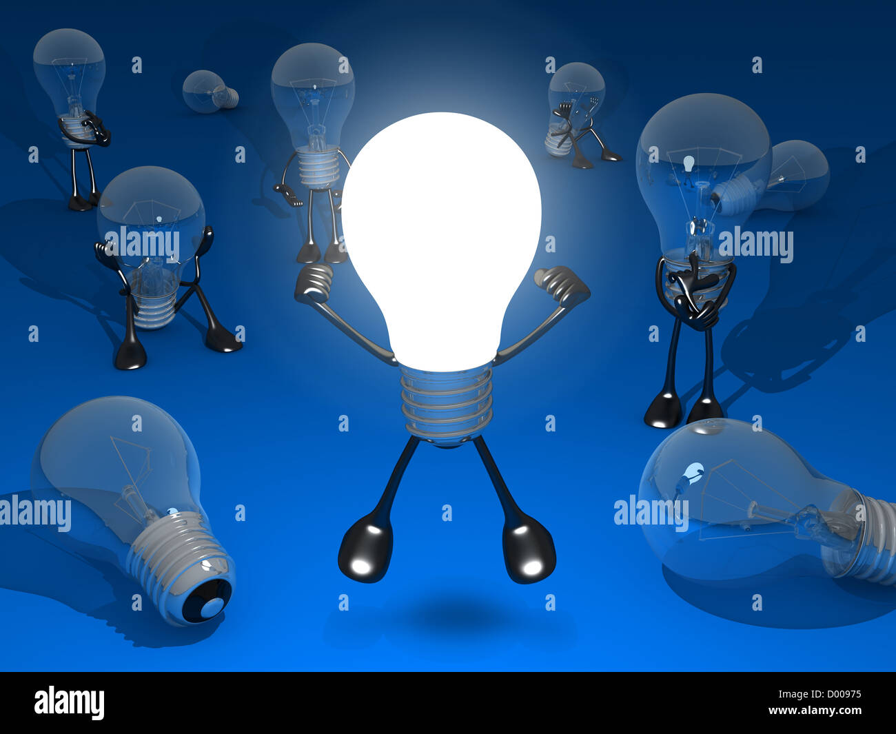 abstract lamp (done in 3d Stock Photo - Alamy