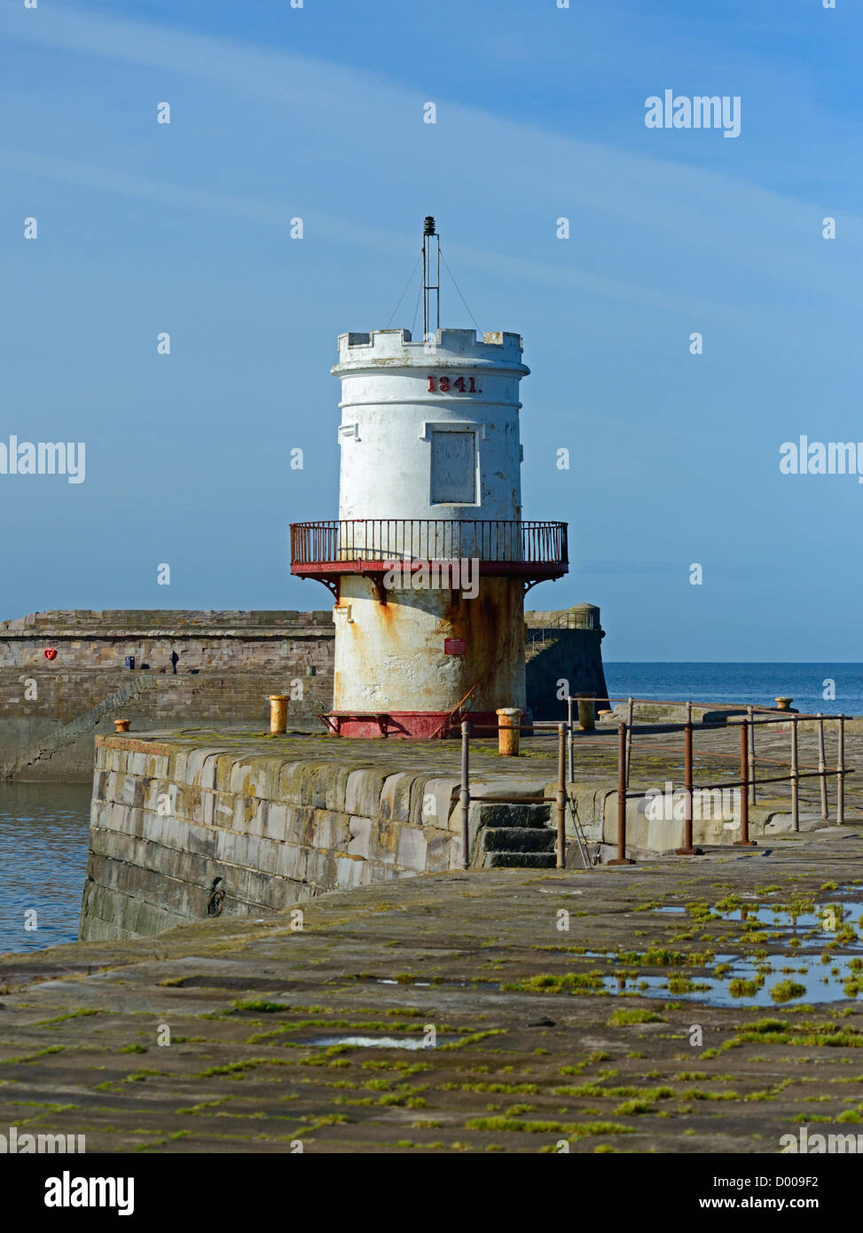Lighthouse,1841. The Harbour, Whitehaven, Cumbria, England, United ...