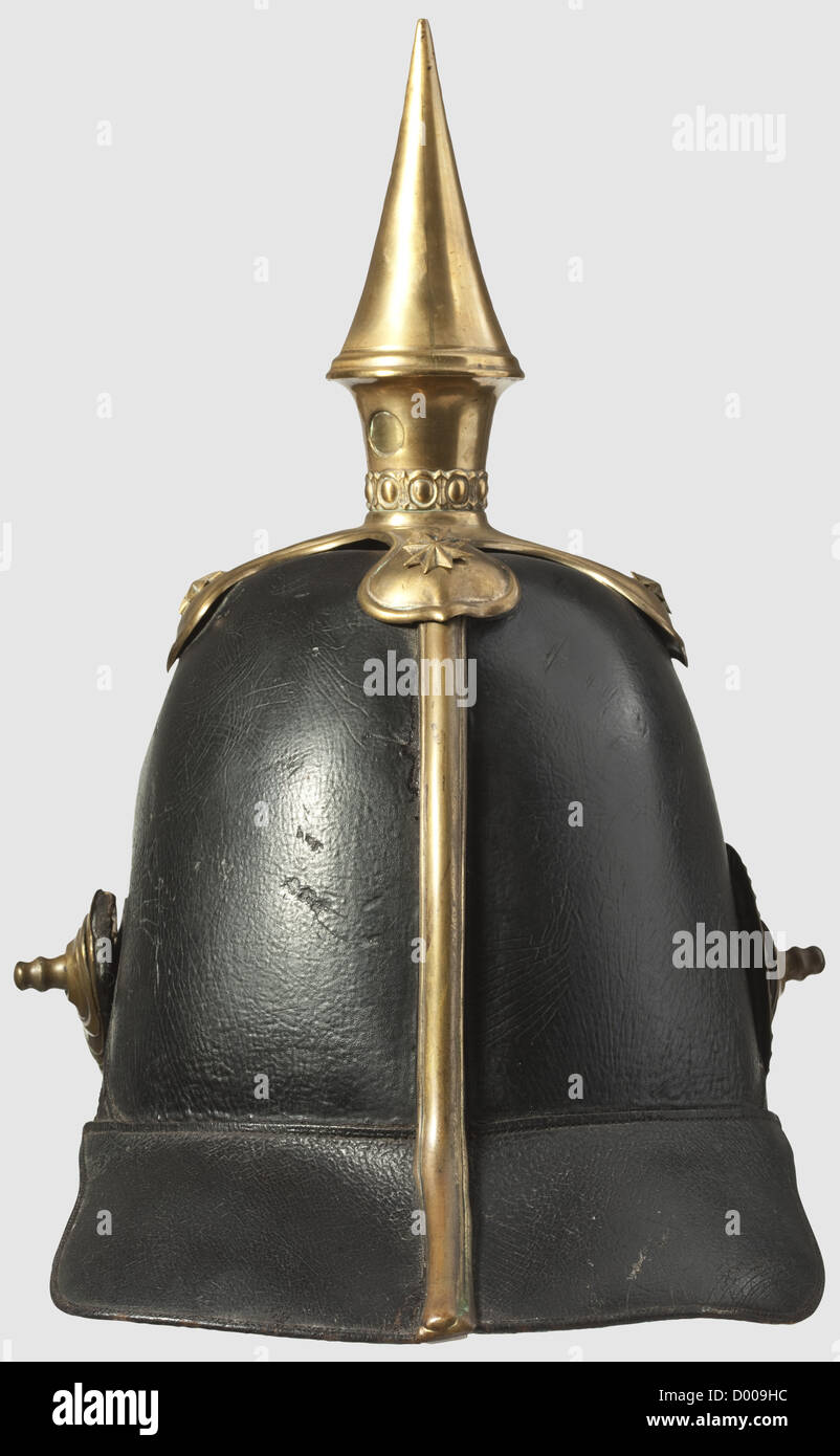 A model 1842 helmet for landwehr infantry officers hi-res stock ...