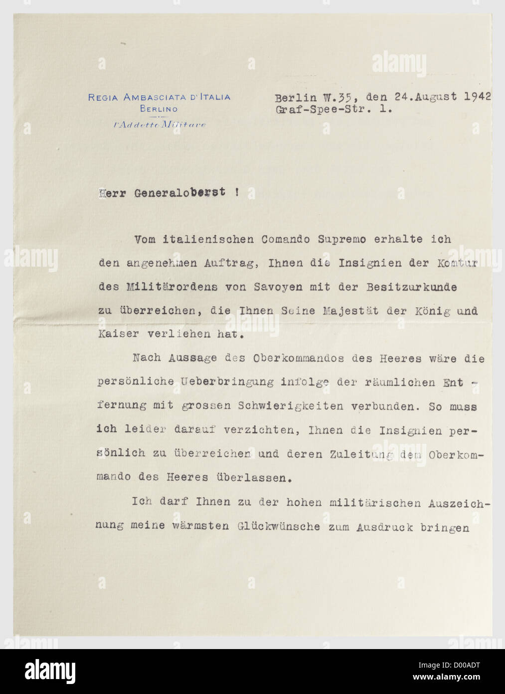 Generalfeldmarschall Ewald von Kleist - Appointment to Generaloberst ...