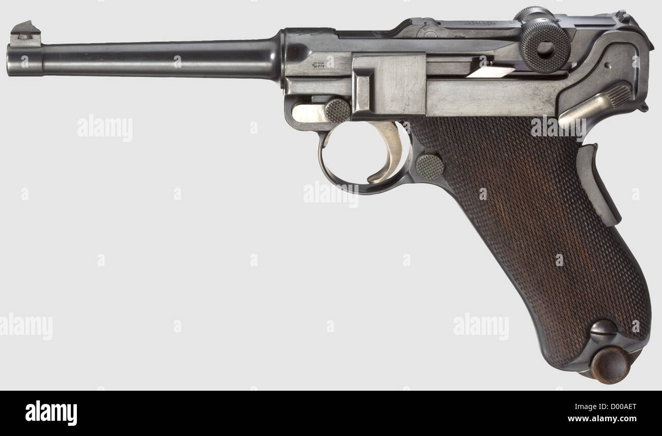A Luger model 1906 "American Eagle" with holster,cal.7.65 Parabellum,no ...