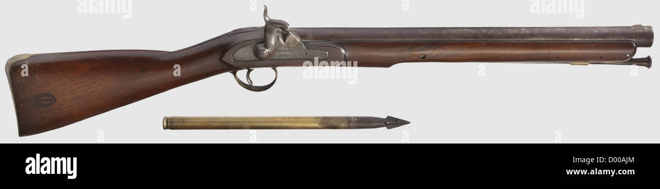 A rare English percussion harpoon gun for whaling,Barnett in London ...