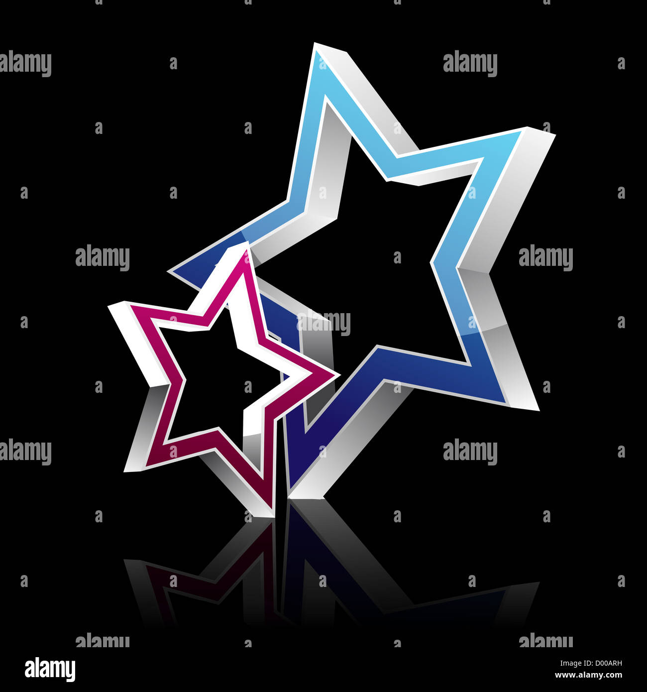 Bright star vector illustration hi-res stock photography and images - Alamy