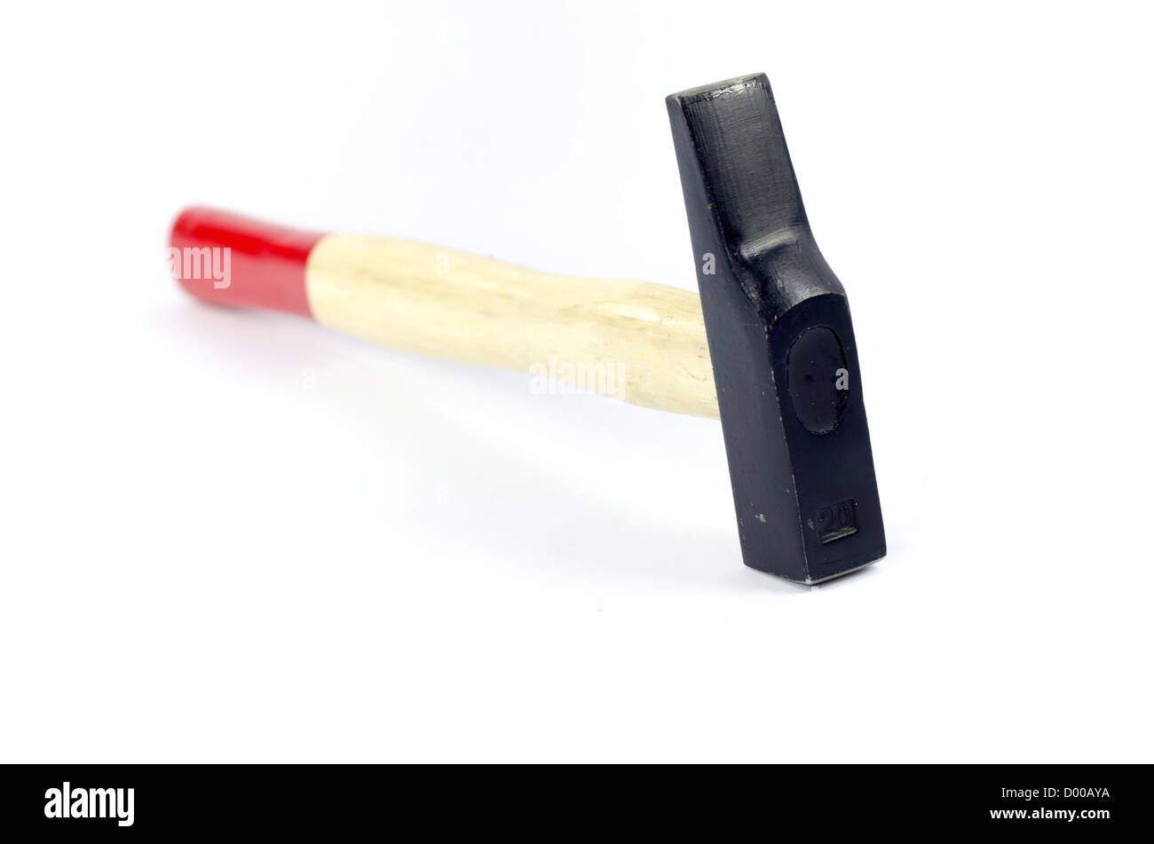 a single hammer on white Stock Photo - Alamy